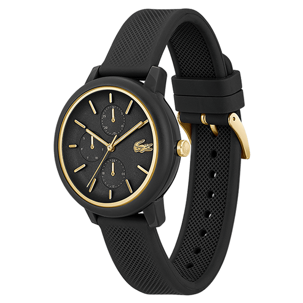 Montre LACOSTE Femme 12.12 en Silicone Noir 2001327